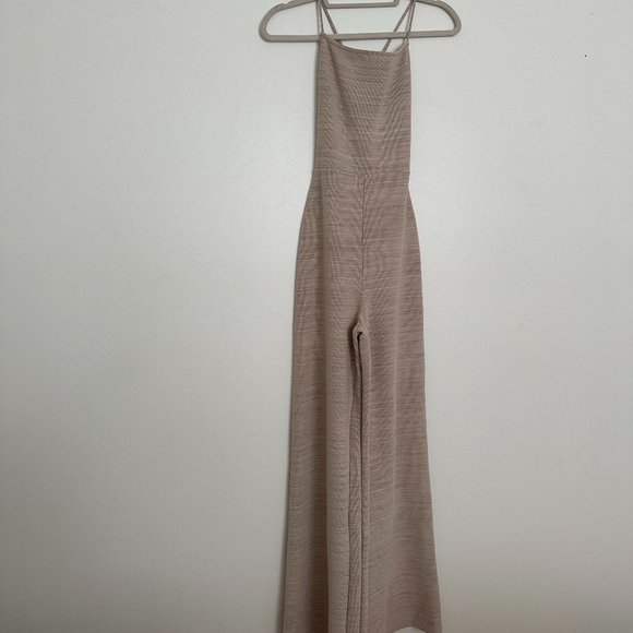 REVOLVE | Pants & Jumpsuits | Revolve Lovers And Friends Beige Onepiece ...